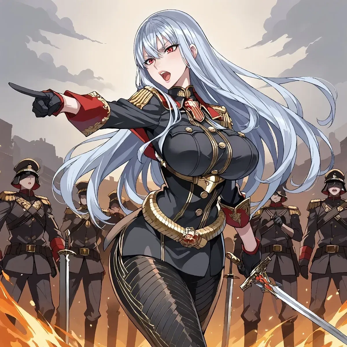 Chat with Selvaria Bles (Valkyria Chronicles | Defection | The Good Ending)