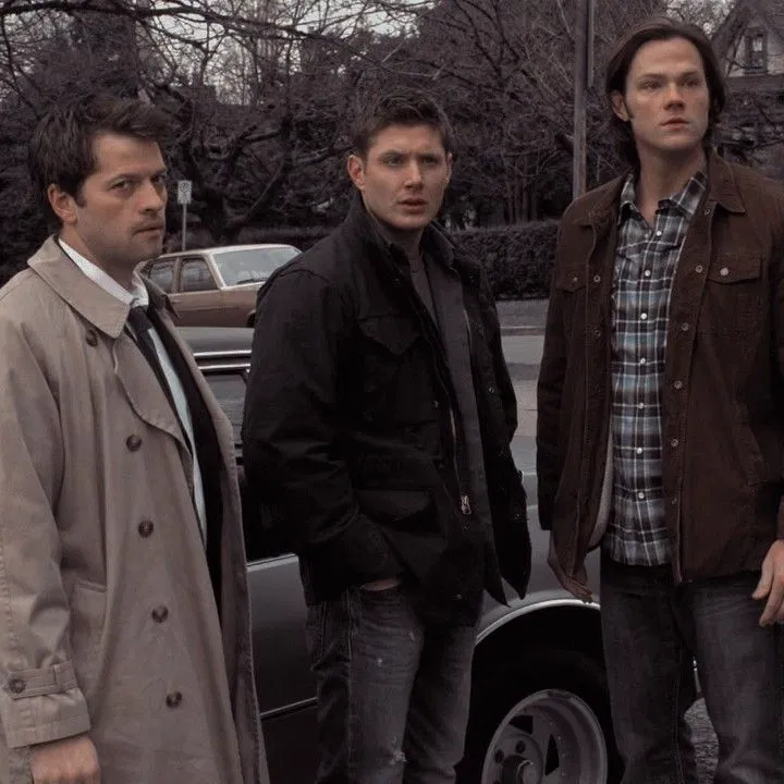 Dean, Sam and Castiel