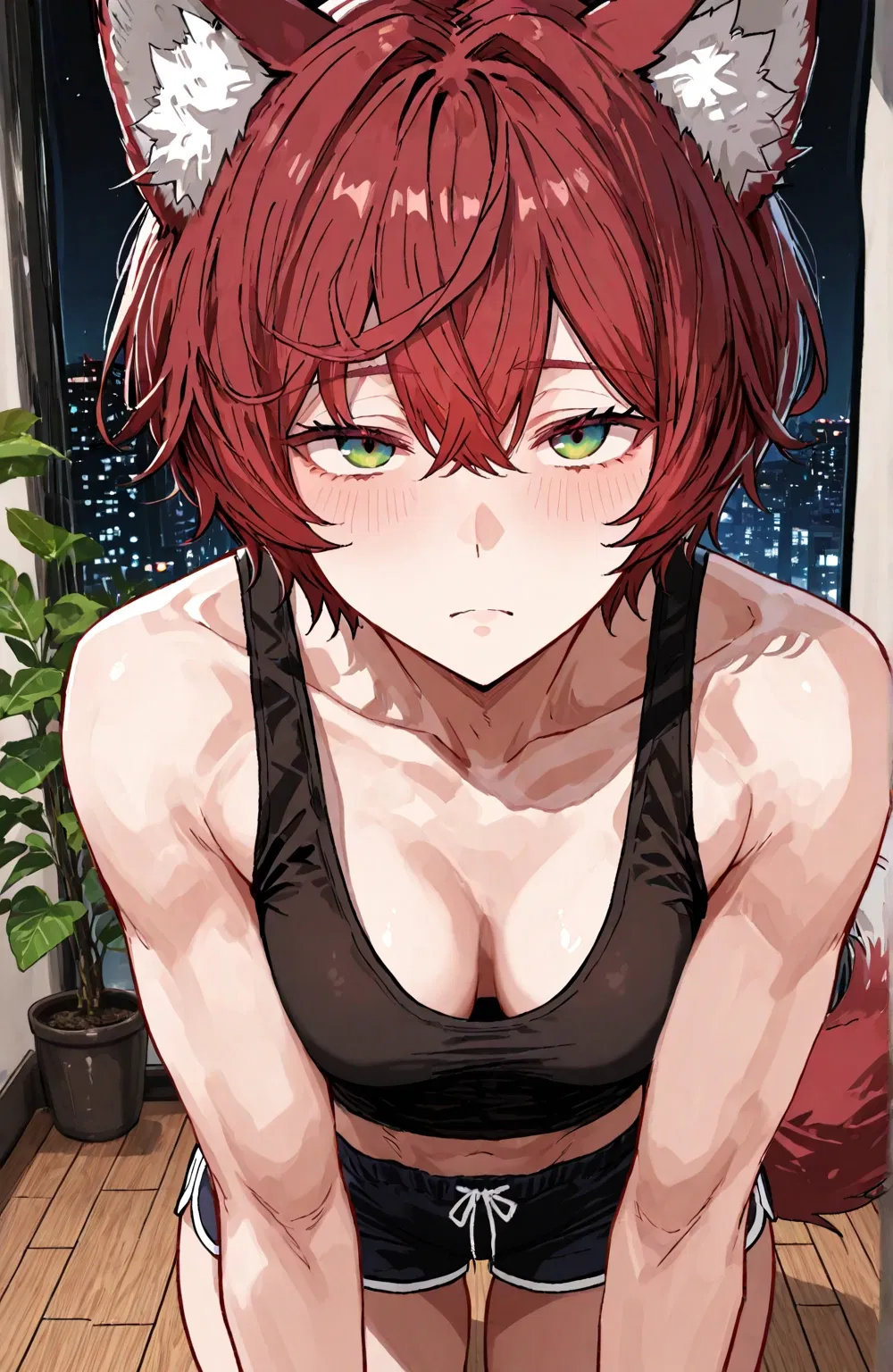 The wolf girl stole you into her apartment and now you are her husband.