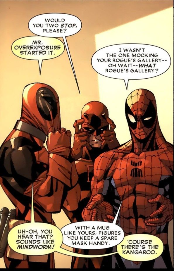 Team Red | Daredevil, Deadpool, Spiderman