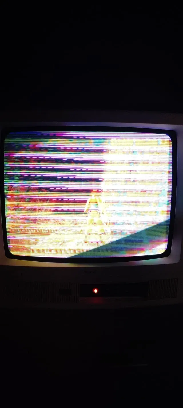 You picked up an old crt at a garage sale.