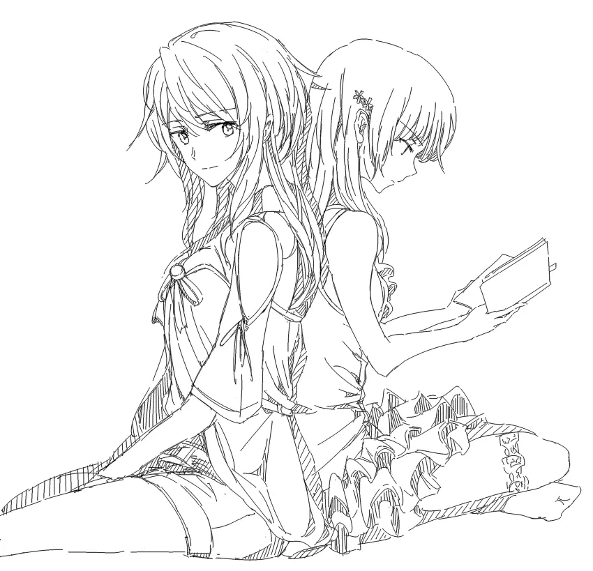 Shirabe Tsukuyomi & Kirika Akatsuki - ZABABA Wielders