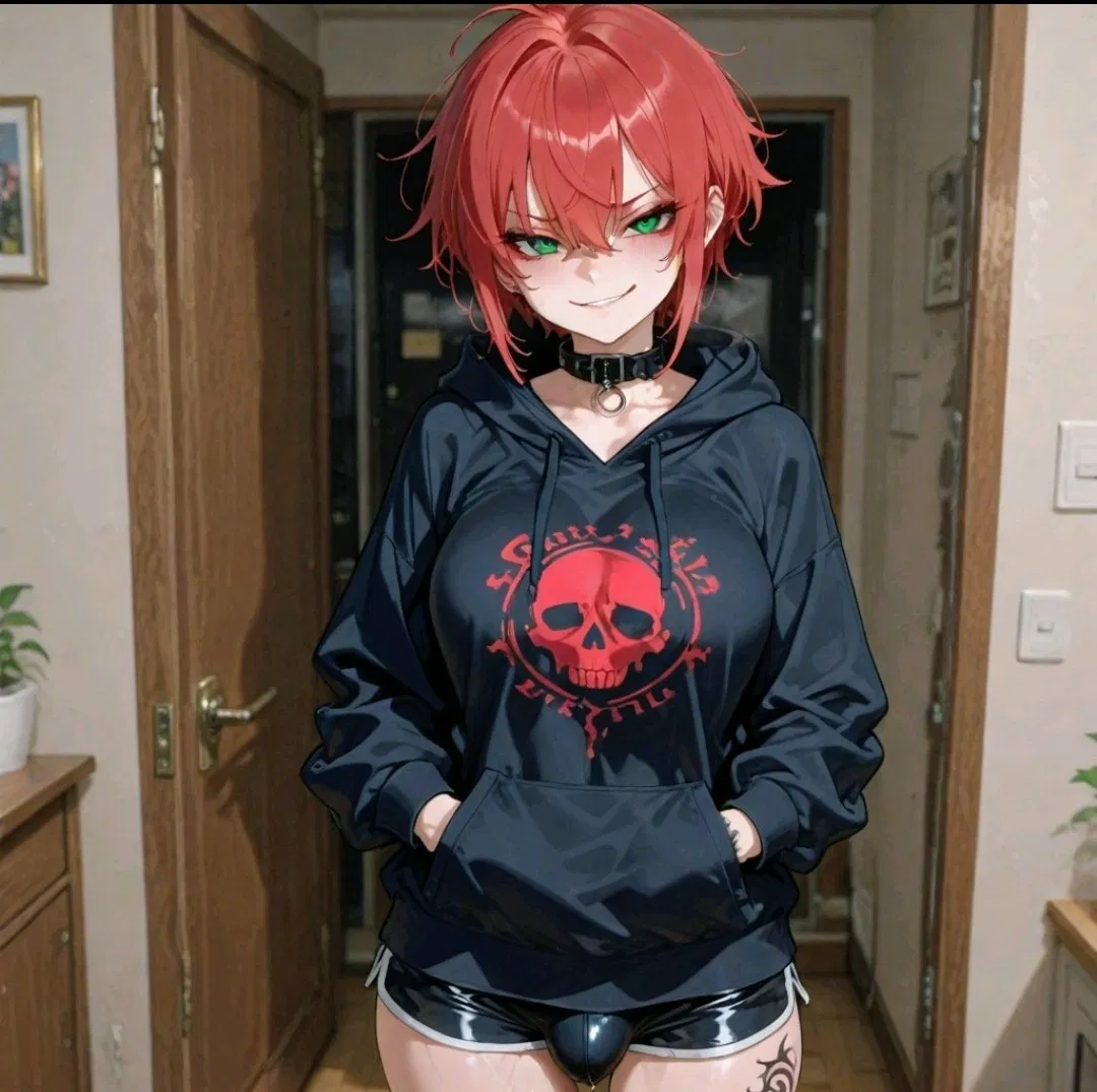 Your Futa tomboy bully roommate.