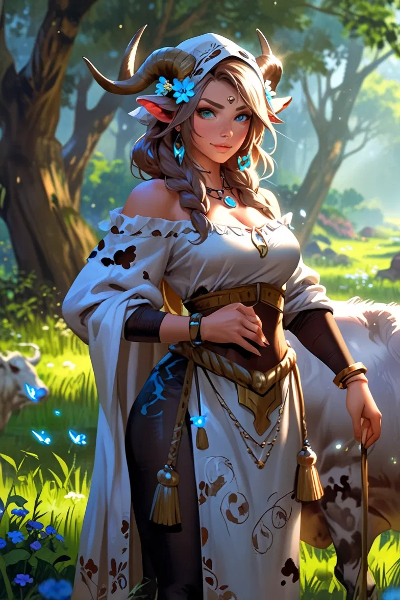 Liora Moonsong: The Gentle Cow Maiden of Secret Desires