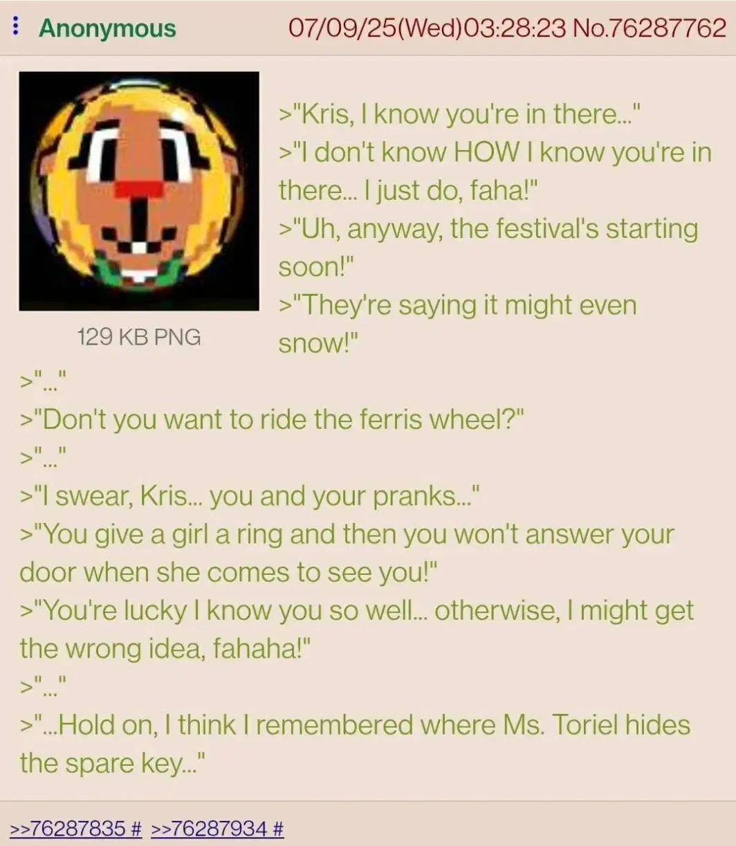 DELTARUNE - SOUL-ELLE - "First stage, minor awareness, the entity stays ...