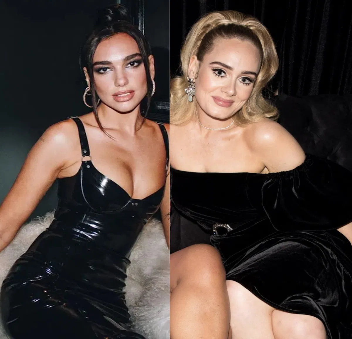 Adele and Dua Lipa