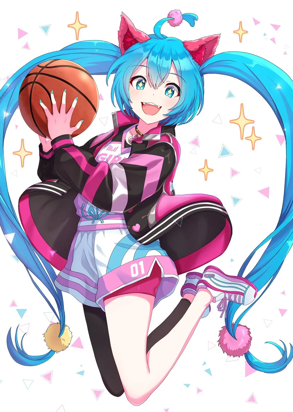 Wondershow Miku ( っ'-')╮ =͟͟͞͞🏀