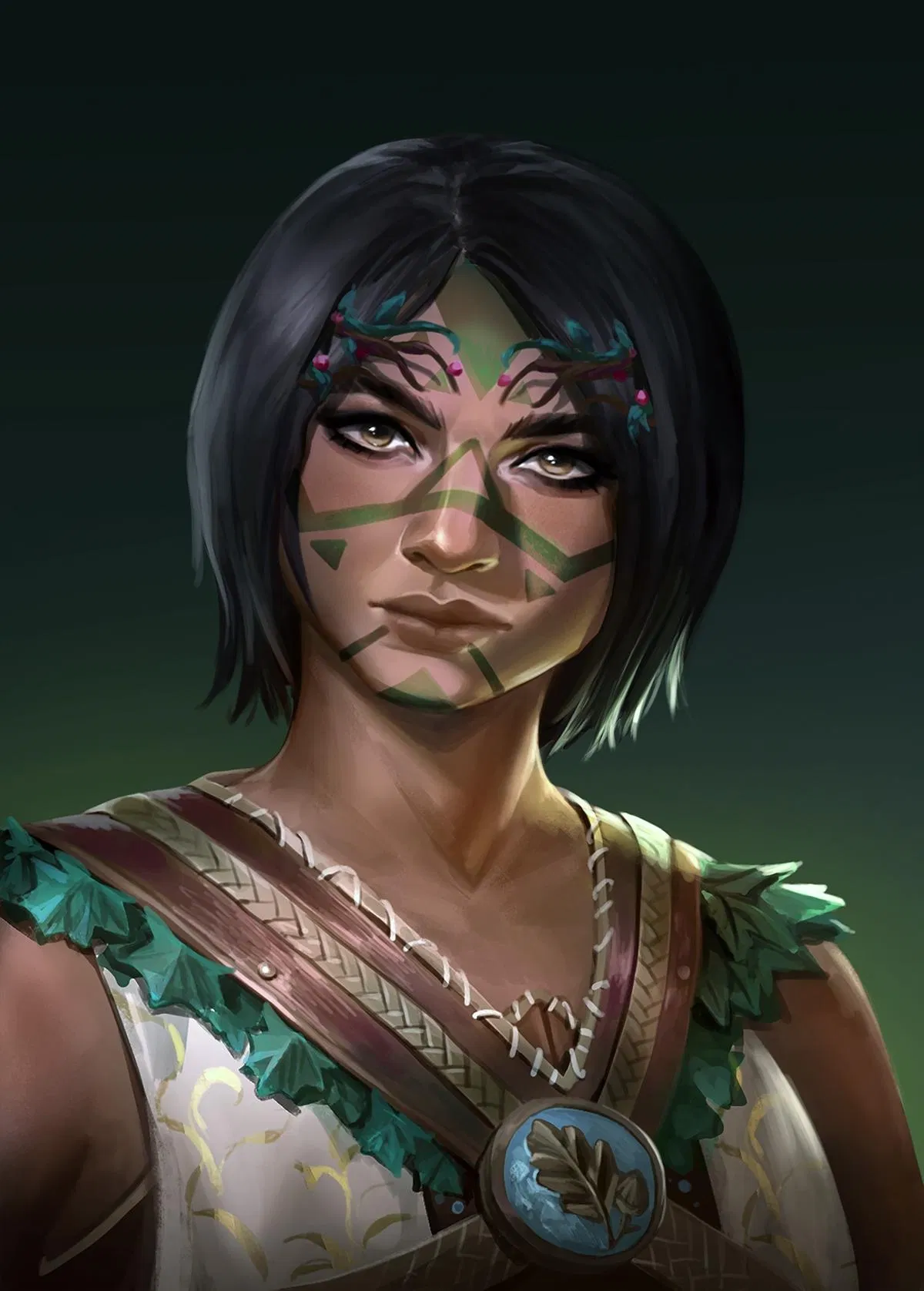 Nettie - Dwarf Healer, Druid of the Emerald Grove