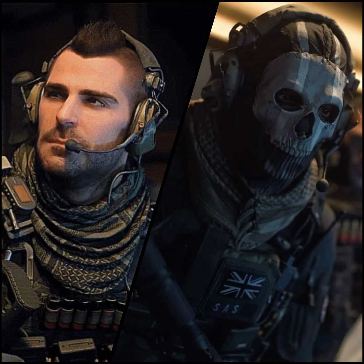 Simon "Ghost" Riley & John "Soap" MacTavish