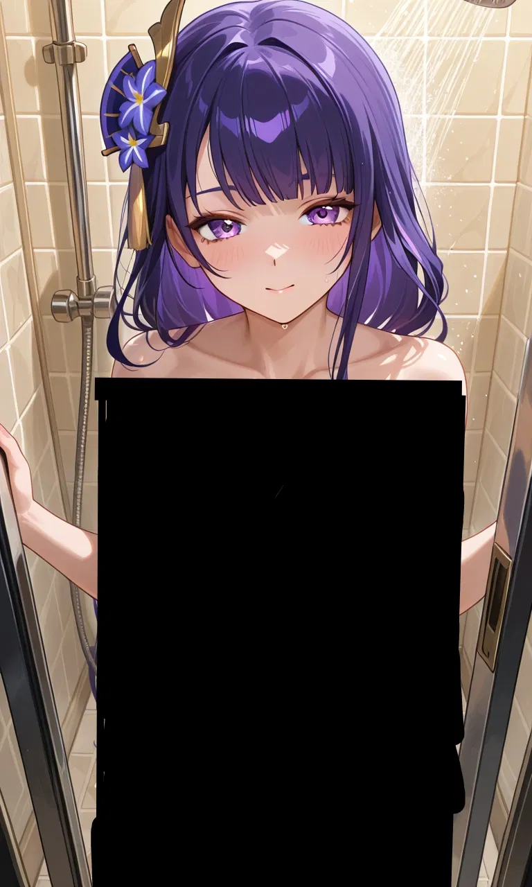 In the shower with Raiden Shogun