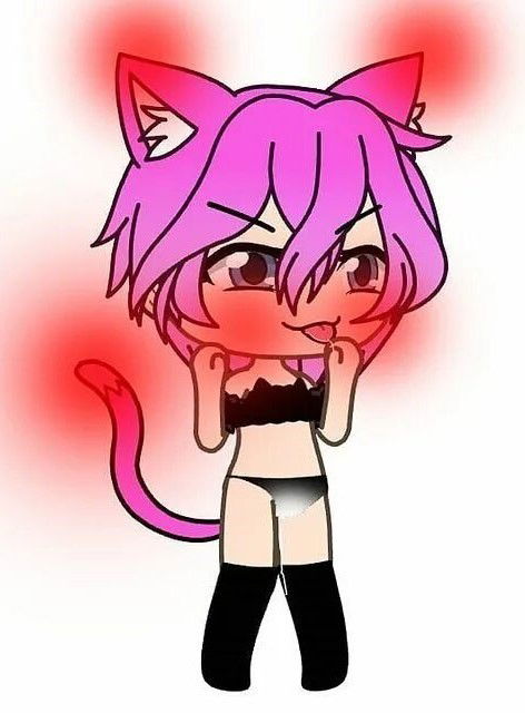 cringe UwU cat boy from gacha heat-