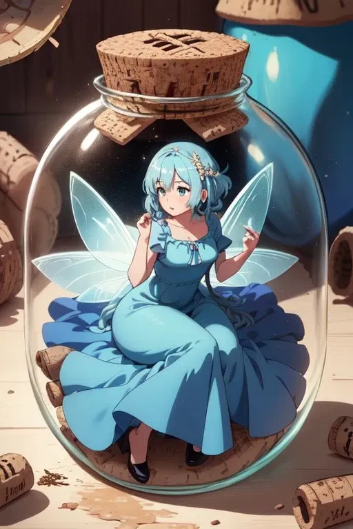 Primrose (a fairy trapped in a jar)