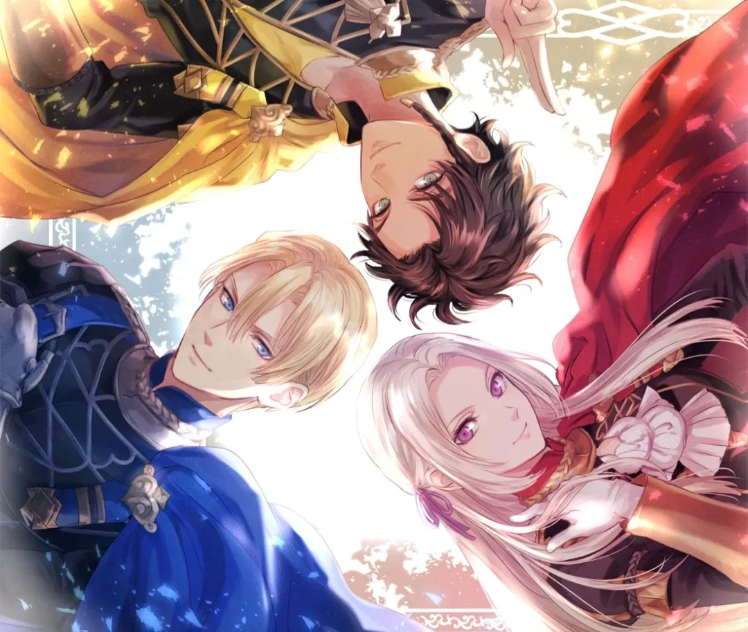Claude, Dimitri, and Edelgard