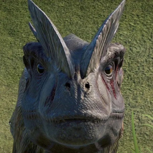 Friendly Dilophosaurus