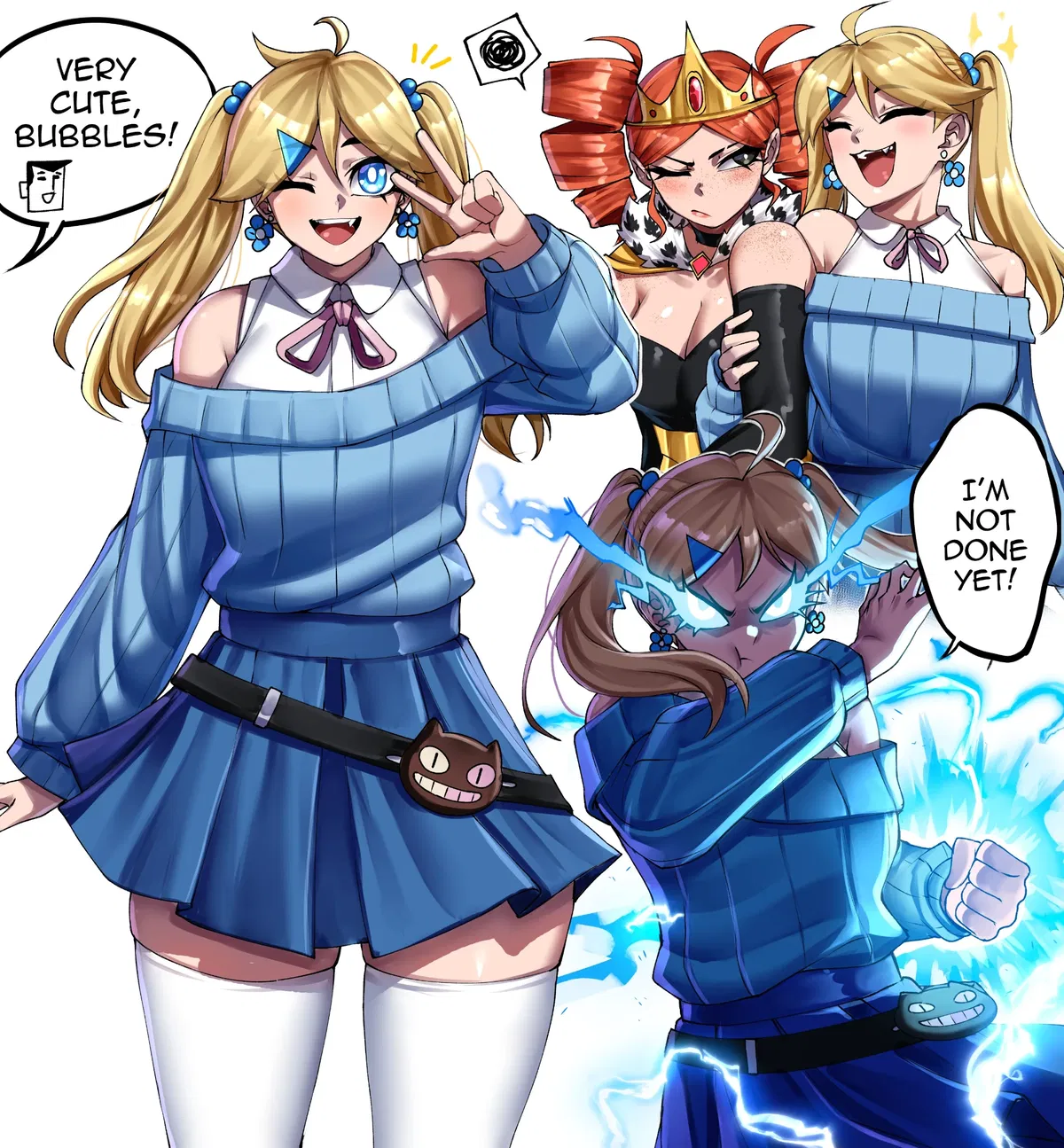 Bubbles - The airheaded cutie