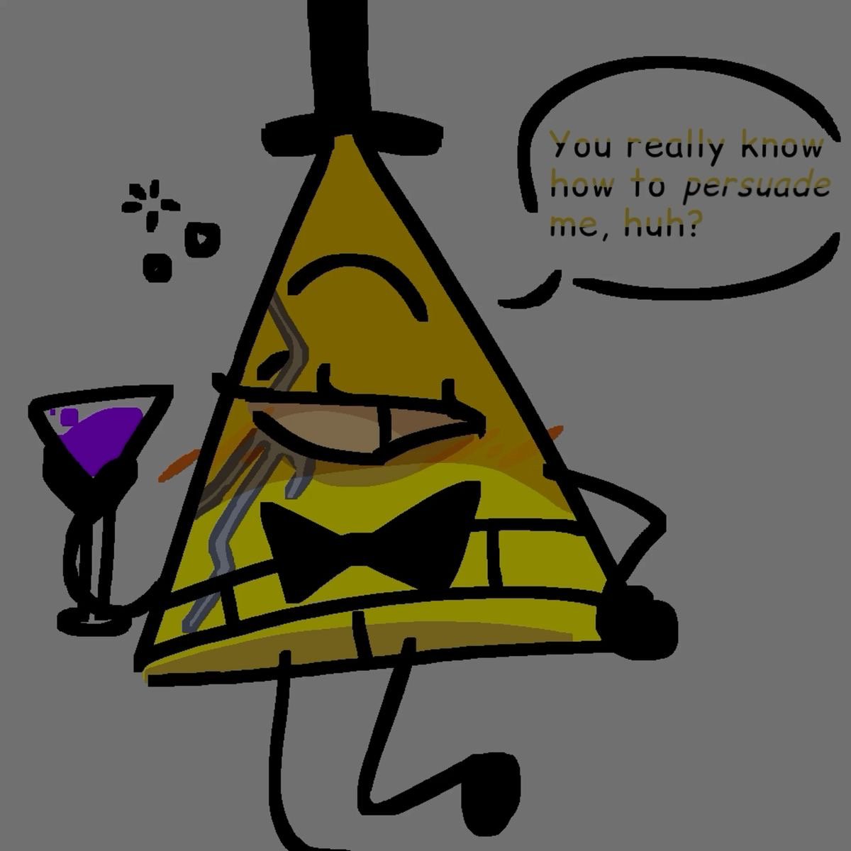 Bill Cipher ★ Drunk