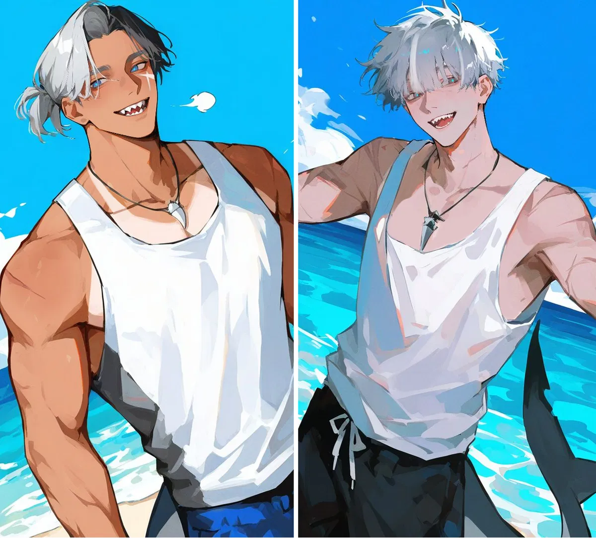 Shark bfs! | Jun & Rei