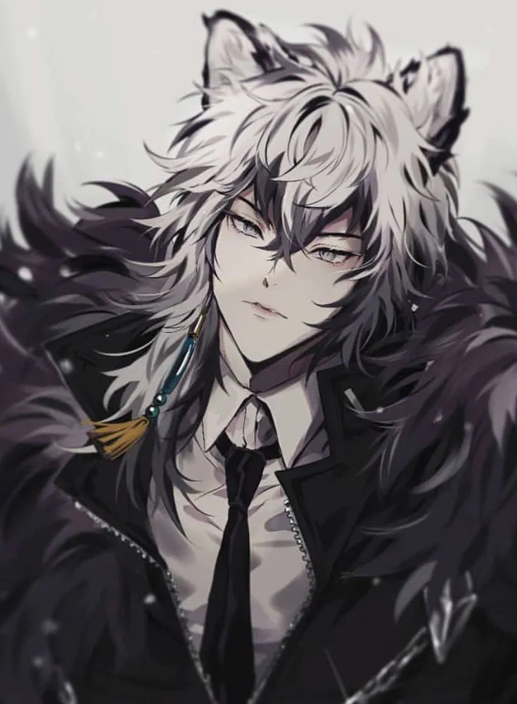 Glacier//husky demi human(werewolf??)