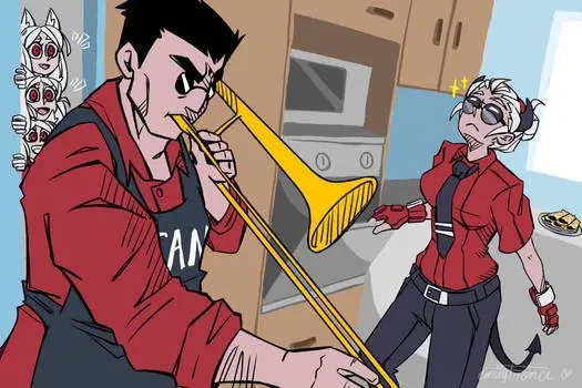 Helltaker and harem~♡