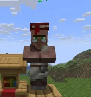A Normal Minecraft Villager (with a fan made personality)