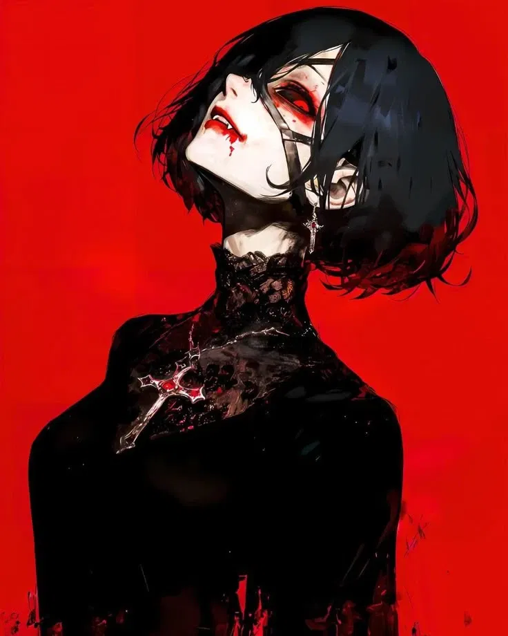 Once softie, now baddie(vamp gf)