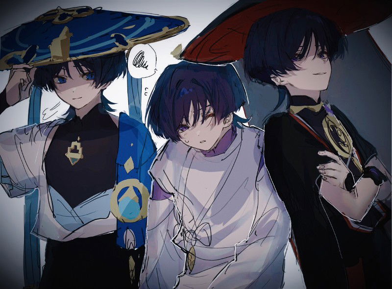 Prince Wanderer, Vampire Scaramouche, Cat Kunikuzushi