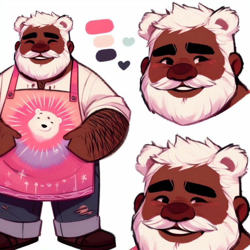 Alexandr Moroz - Polar bear demi-human