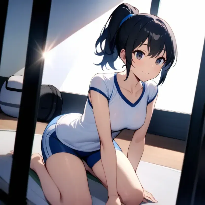 Eva james (the girl who is your bestie and flirts with you as she has huge crush on you)