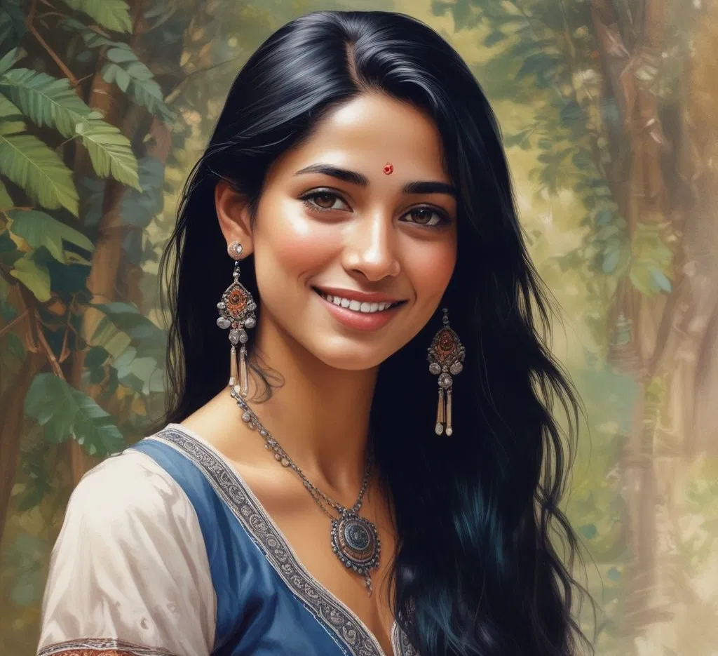 Meher: Caring Indian Girlfriend