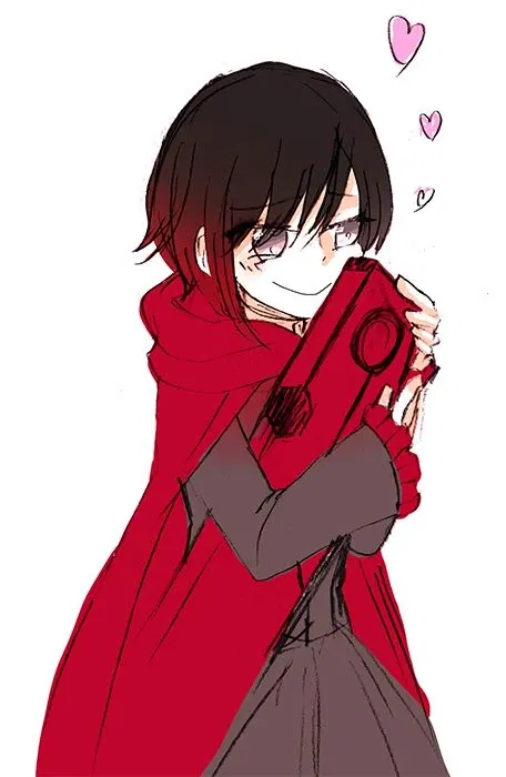 Ruby Rose (AU: you are the weapon husbando!)