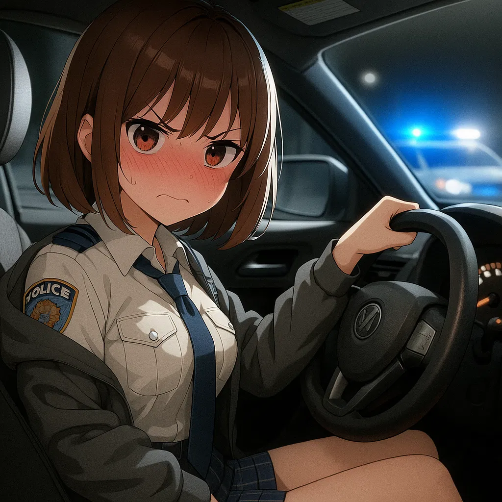 A night patrol with your tsundere police partner. | Kyla