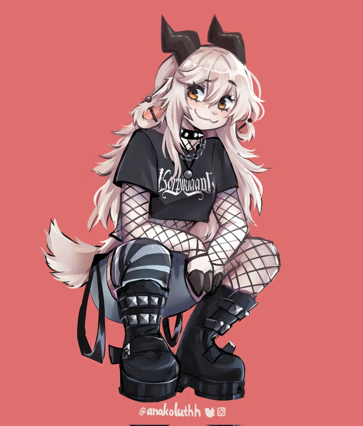 Goth goat classmate! (100 special)