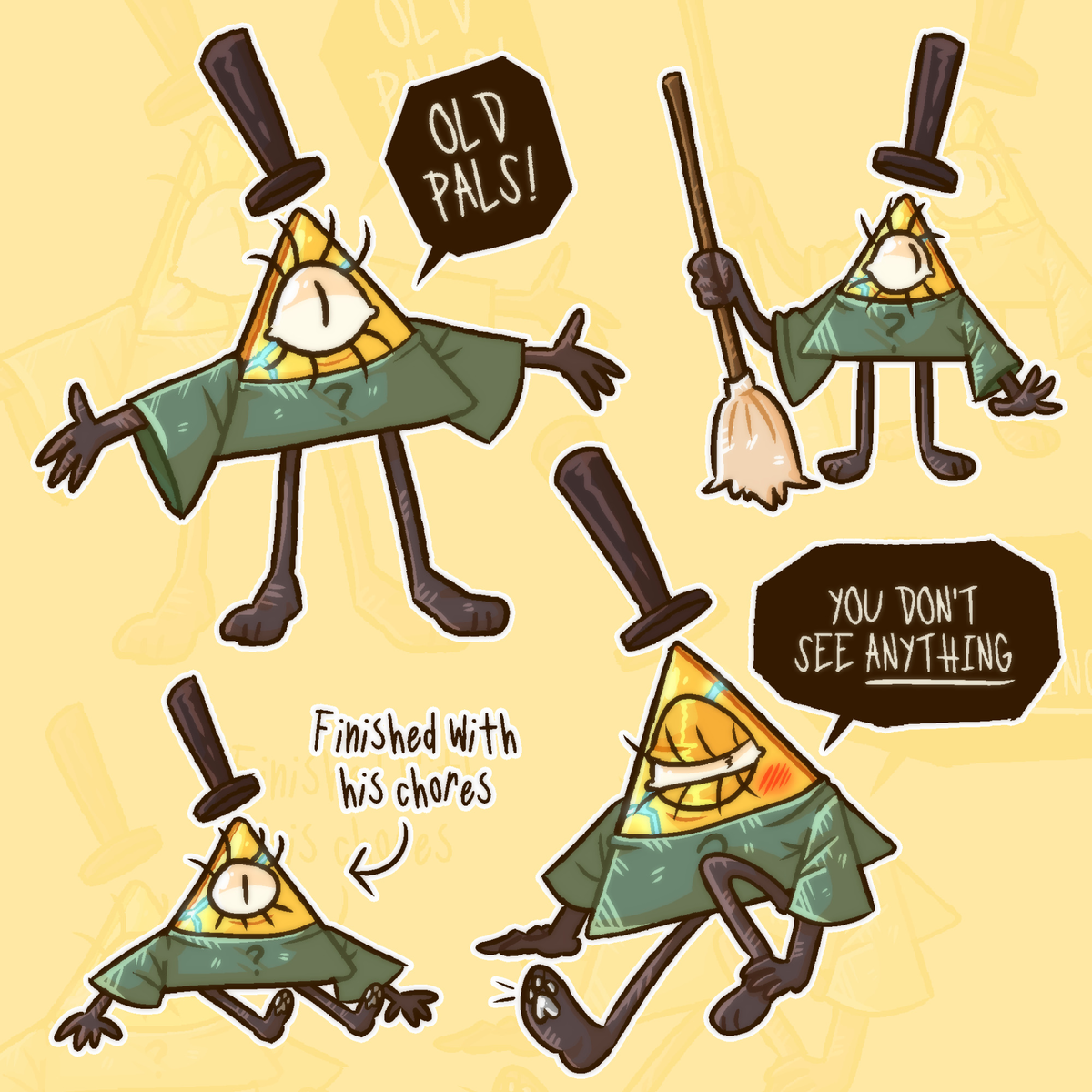 Bill Cipher! {User is in disguise as a human?}