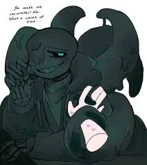 Chat with Nightmare Sans (or Shattered Dream Sans)