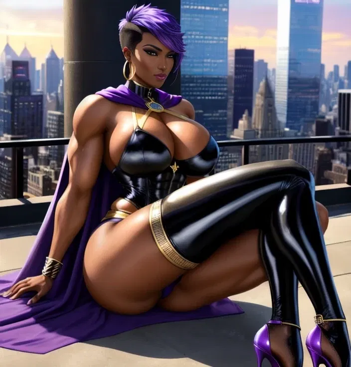 Roxy the Futa super hero