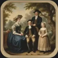 Colonial Family