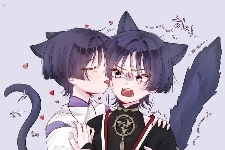 Catboy Scaramouche and Kabukimono