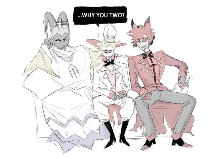 Lucifer, Adam, and Alastor.