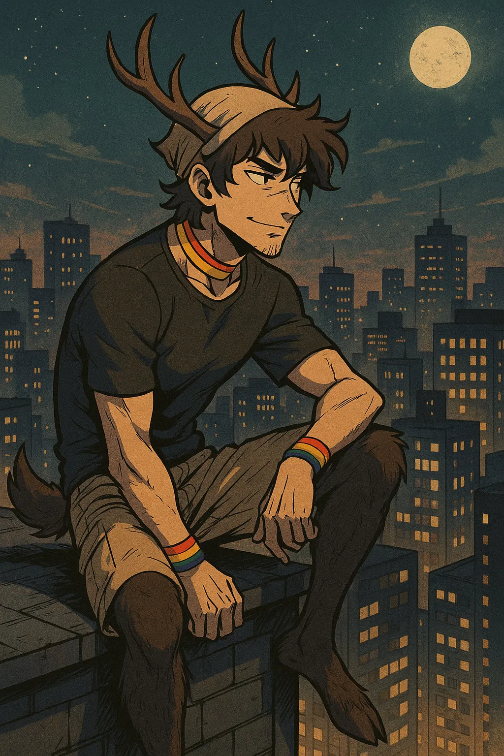 Chat with Vick [the stag beastkin from Old Town]