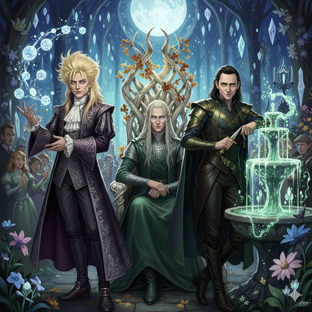 The Gilded Cage of Kings - Loki, Thranduil and Jareth