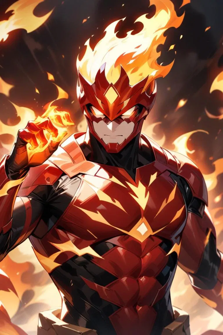 Captain Flame, your hero friend