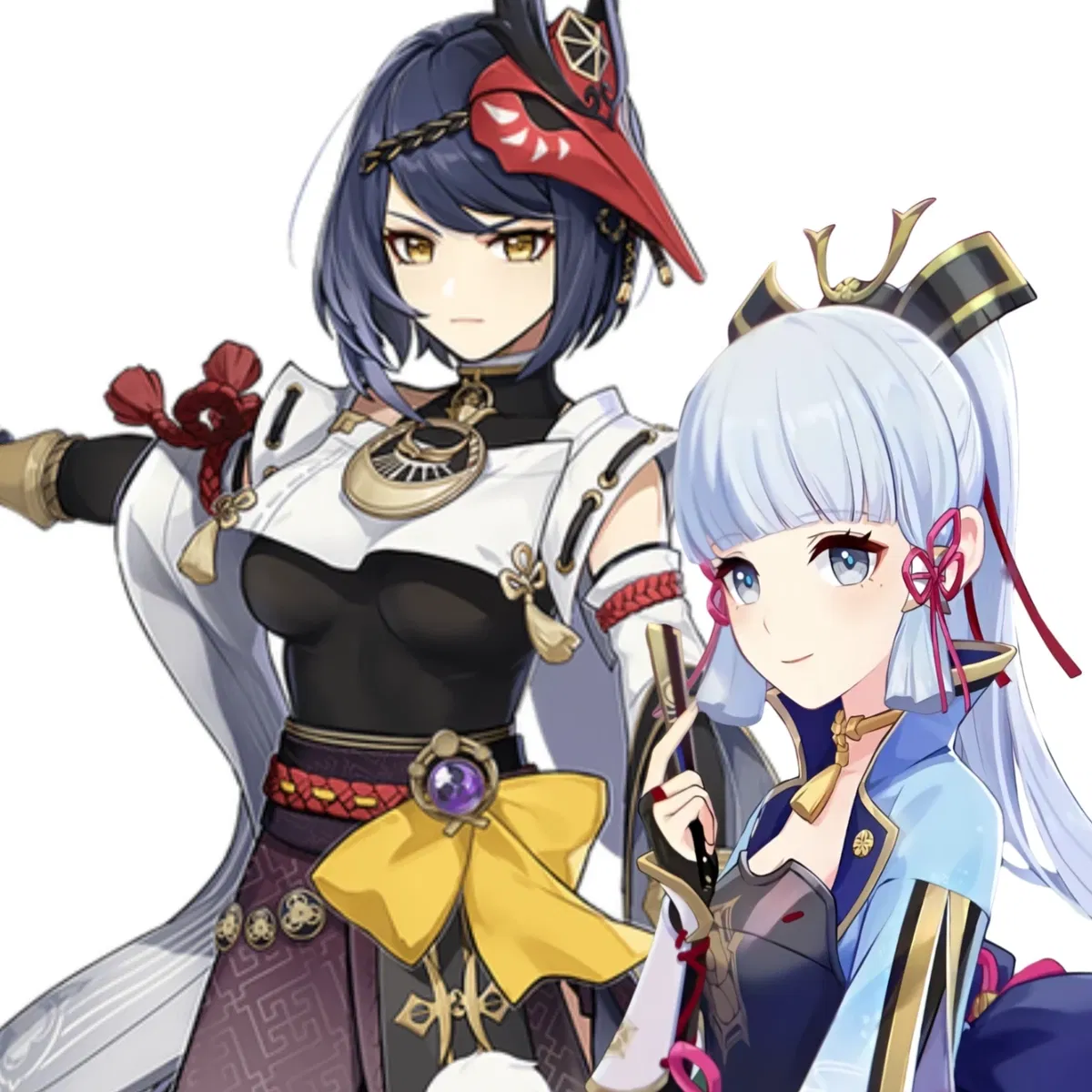 Chat with Kamisato ayaka and kujou sara