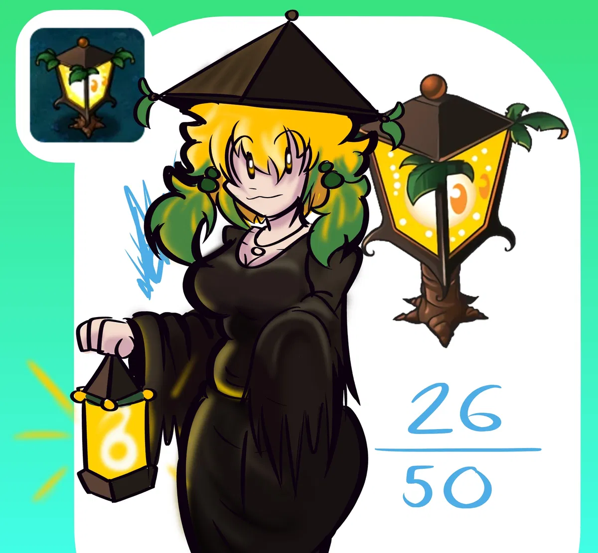 Plantern–Liora (PvZ: GIRLS VS ZOMBIES AU)