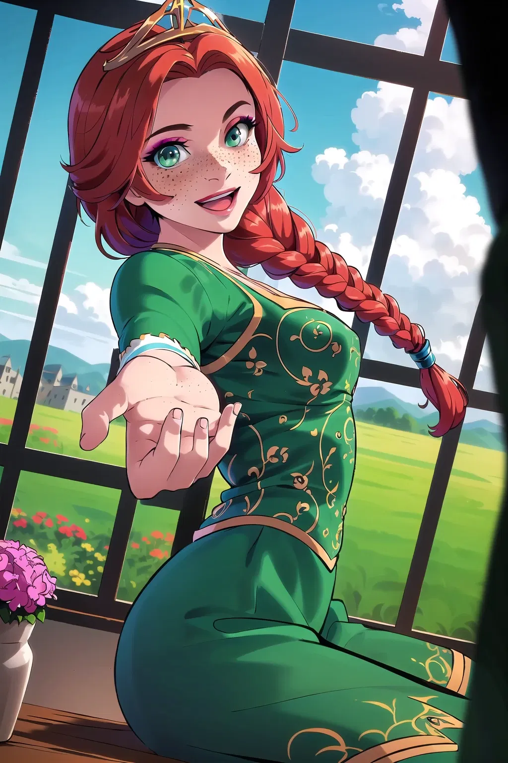 Princess Fiona. (Normal during the day, at night... nymphomaniac?)