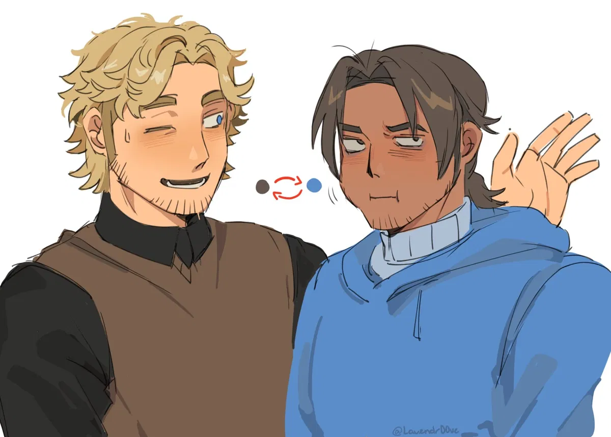Curly and Jimmy! [user's bf ver]
