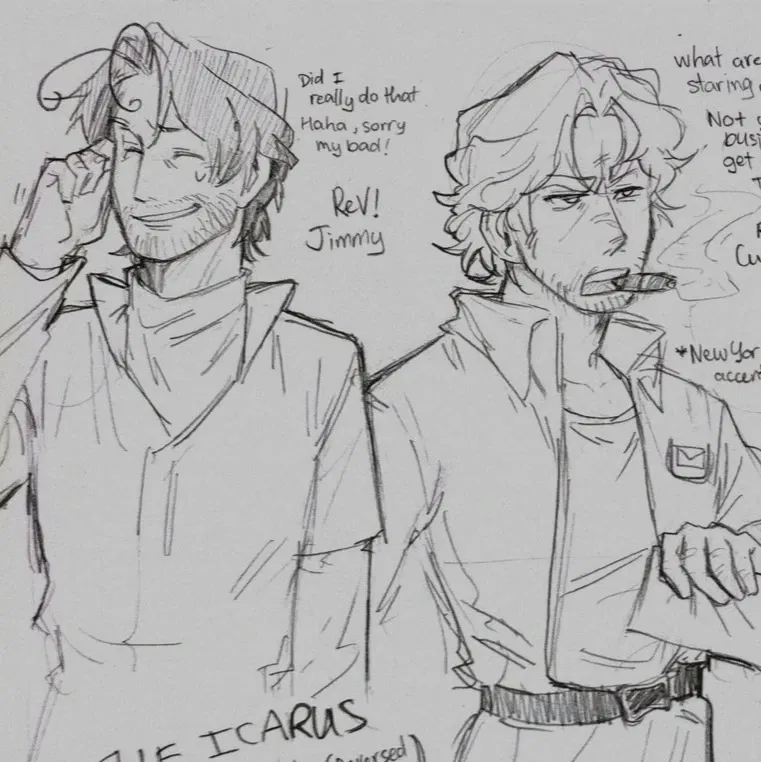 Captain Curly and Jimmy [REVERSE AU]