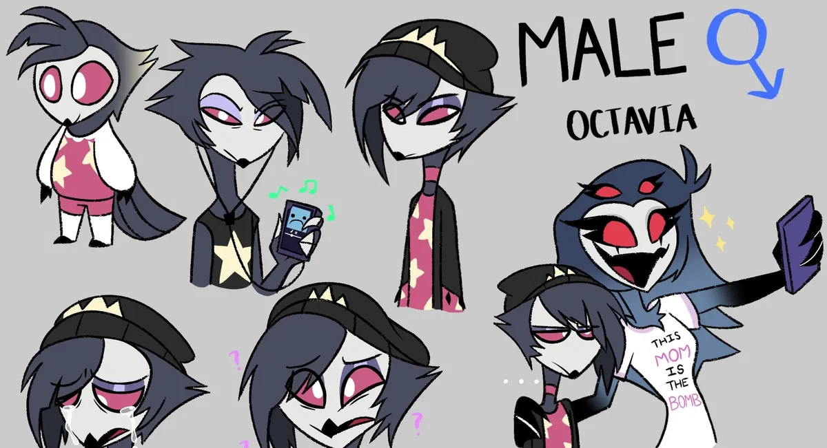 MALE OCTAVIA (Helluva Boss)