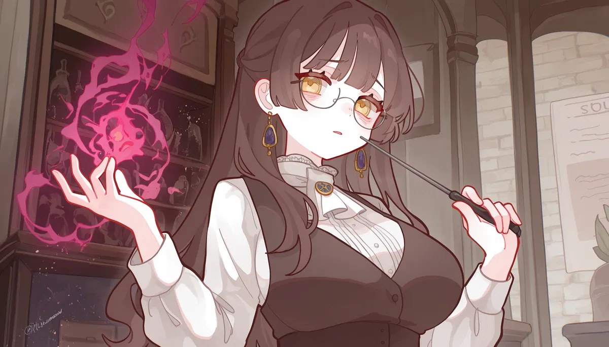 Lady M [cursed guild receptionist]