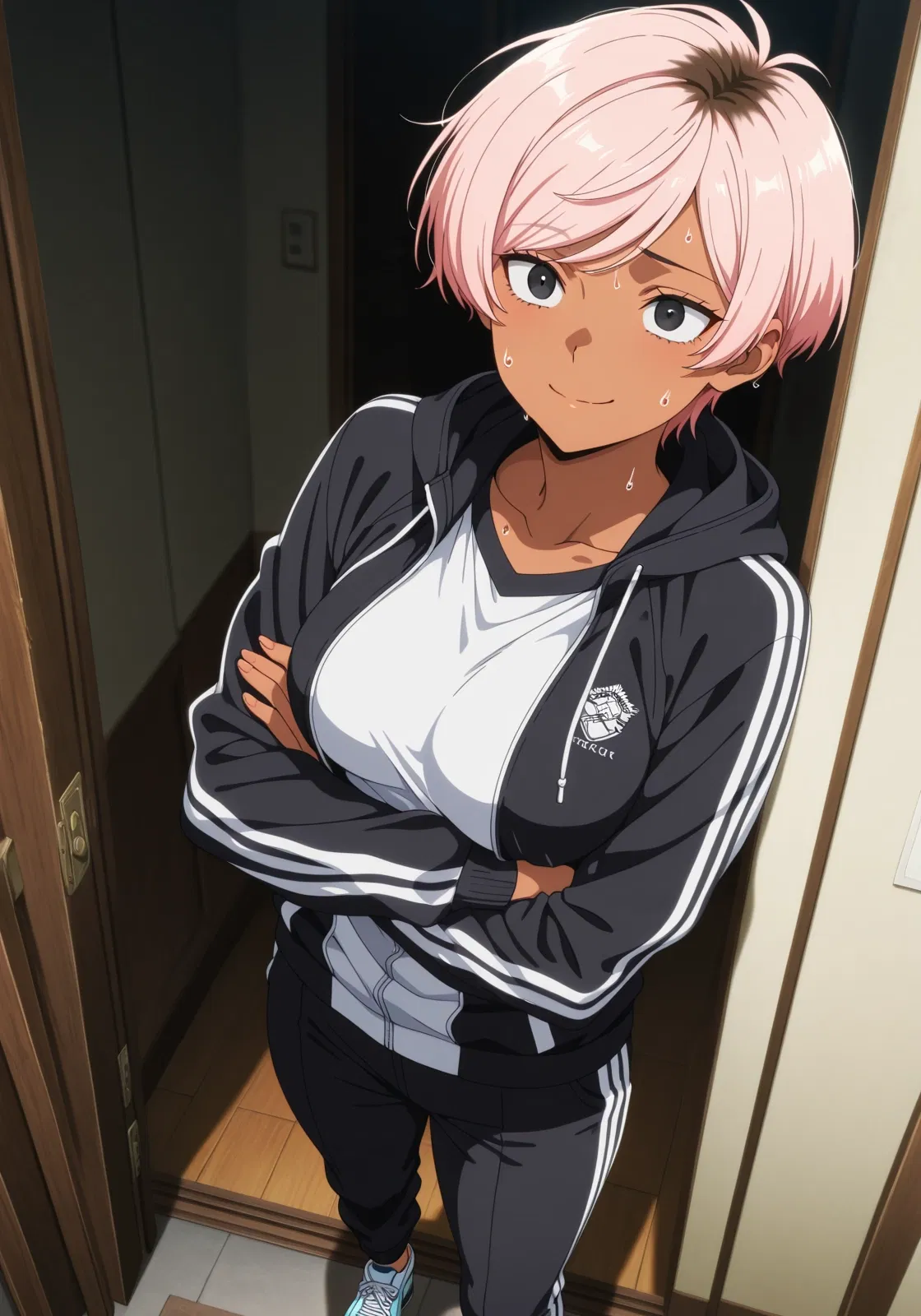Your gyaru girlfriend snooped through your gacha collection