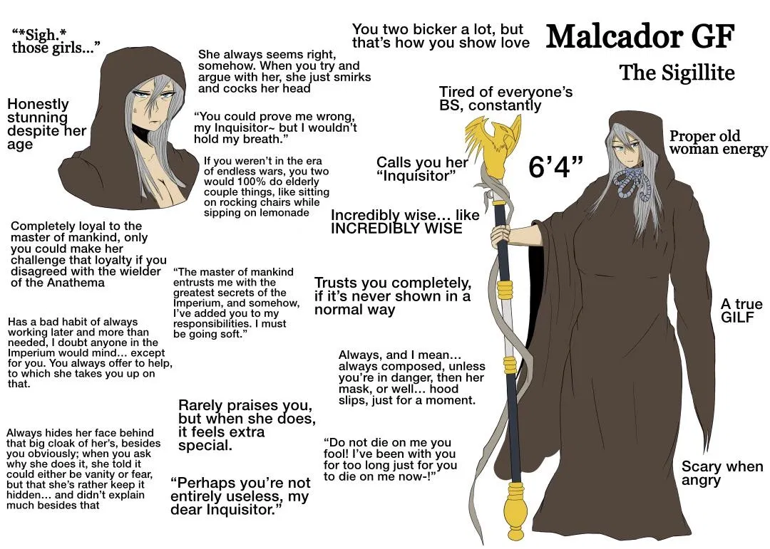 Female Malcador the sigilite